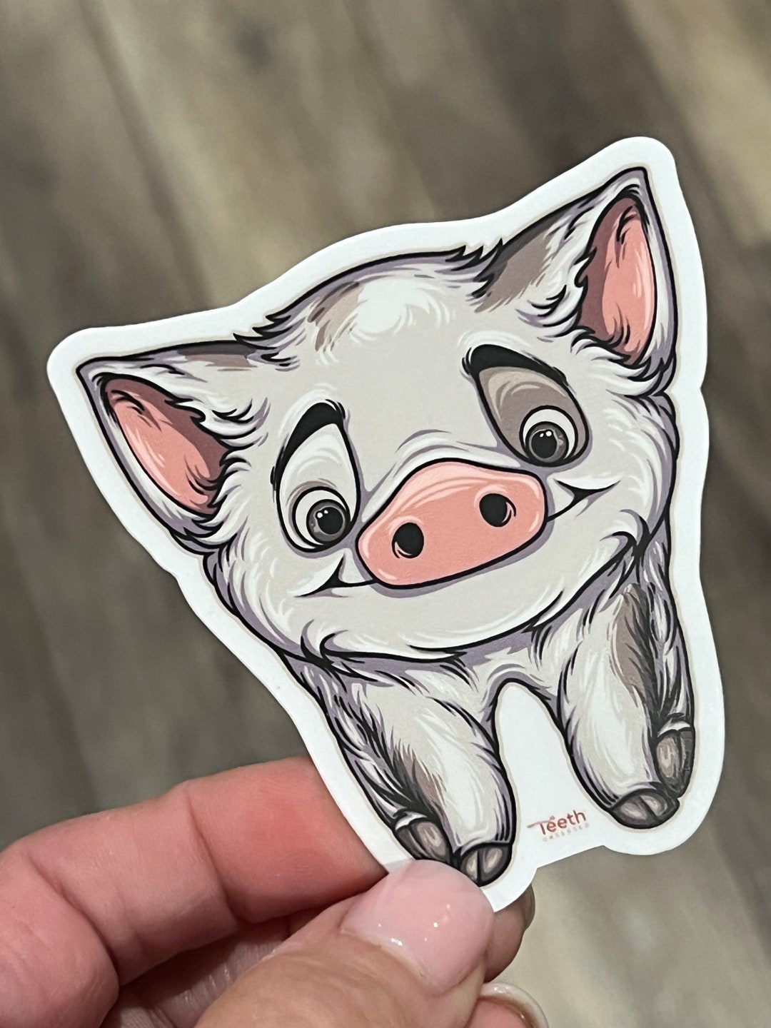 Pig Tooth Sticker, Dental Student, Sticker Hygienist Sticker, Tooth ...