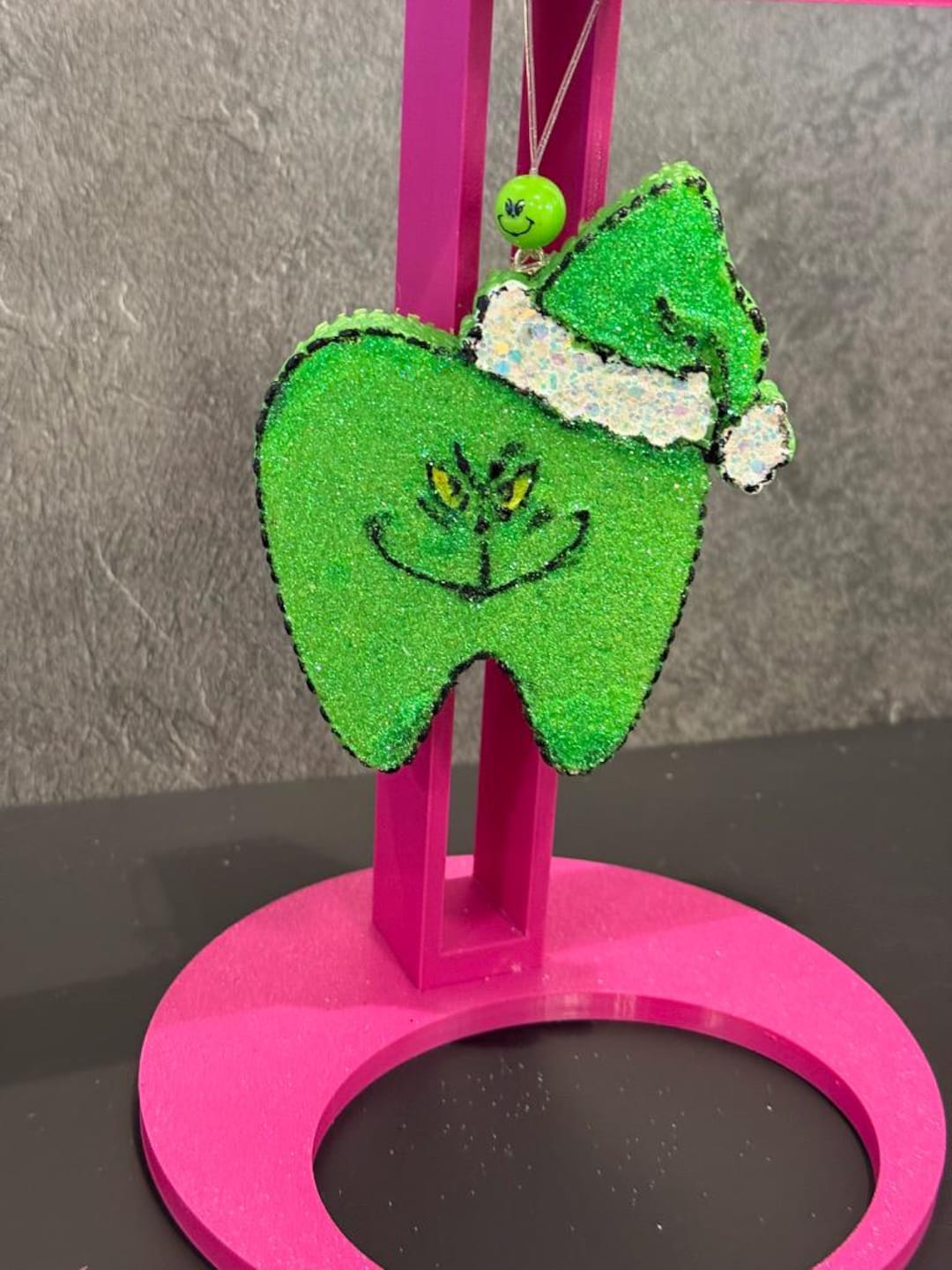 Grinch Tooth, Grinch Christmad Dental Freshie, Dental Gift, Tooth Car ...