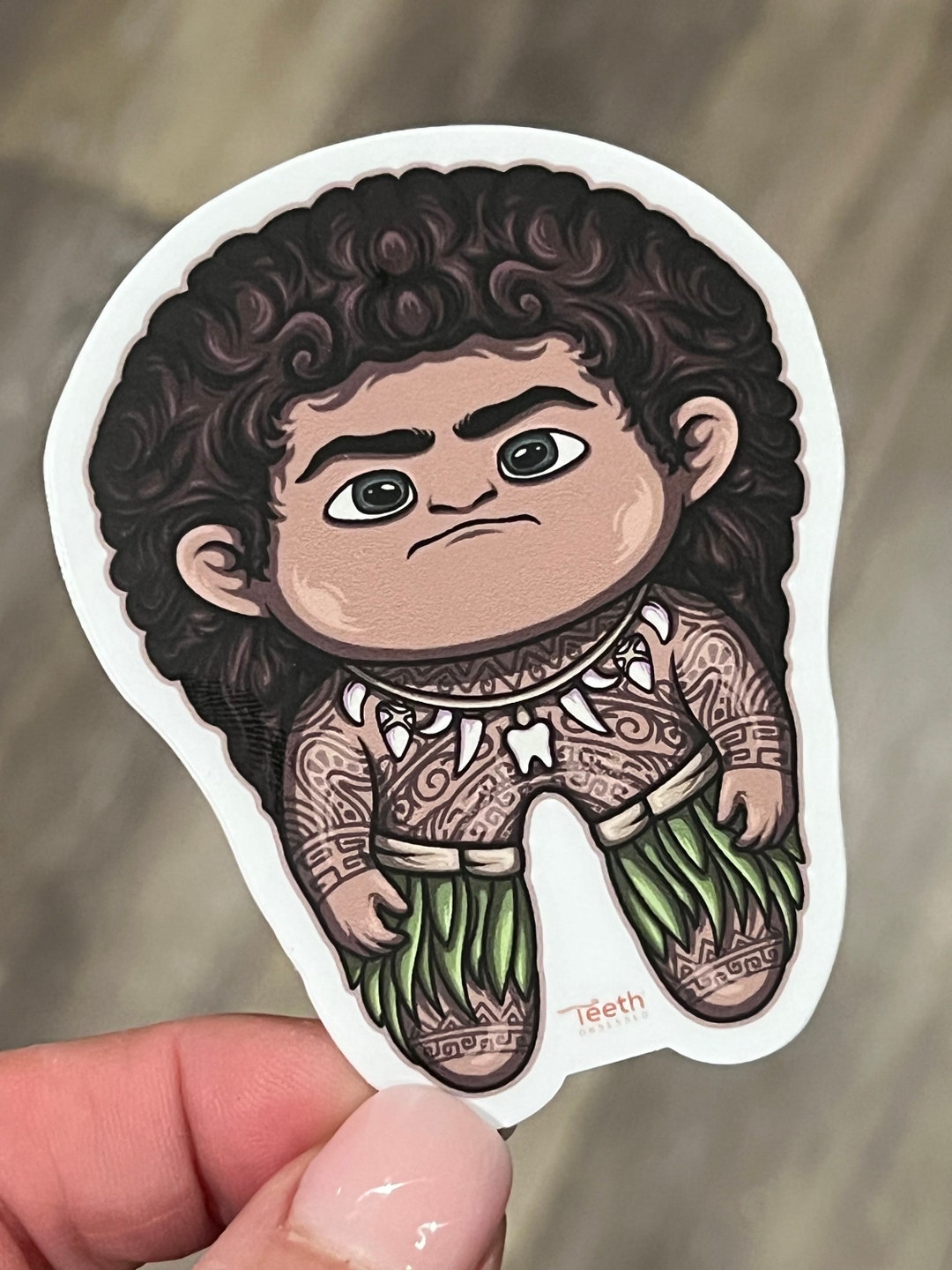 Dental Hawaiian Sticker Hawaiian Tooth Sticker Dental - Etsy