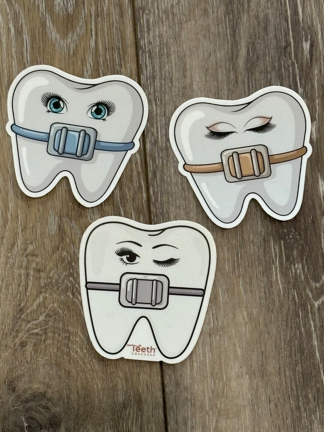 Braces Sticker, Ortho Stickers, Dental Stickers, Orthodontic Dental ...