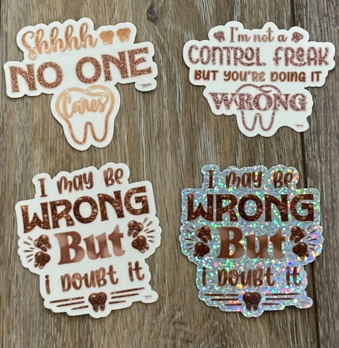 Dental Sticker, Teeth Sticker, Cute Dental Sticker, Dental Hygiene ...