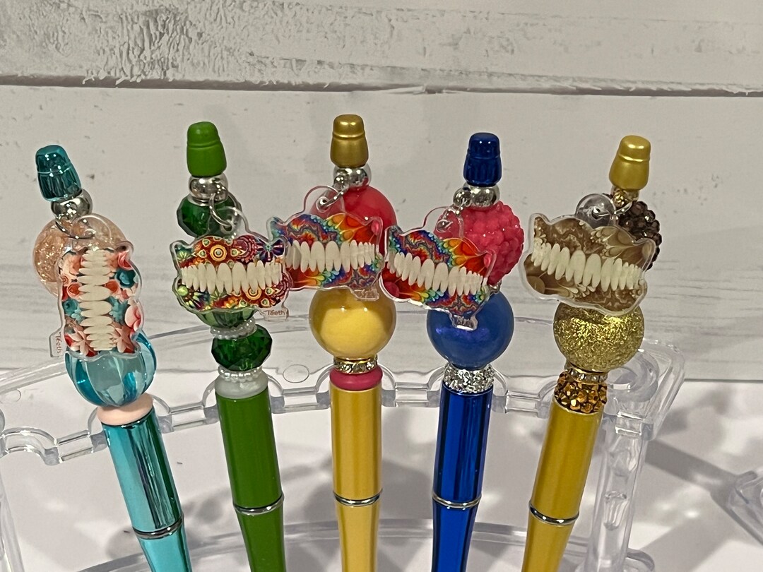 Denture Teeth Pens, Dental Models Dental Pen, Bubble Tooth Pens ...