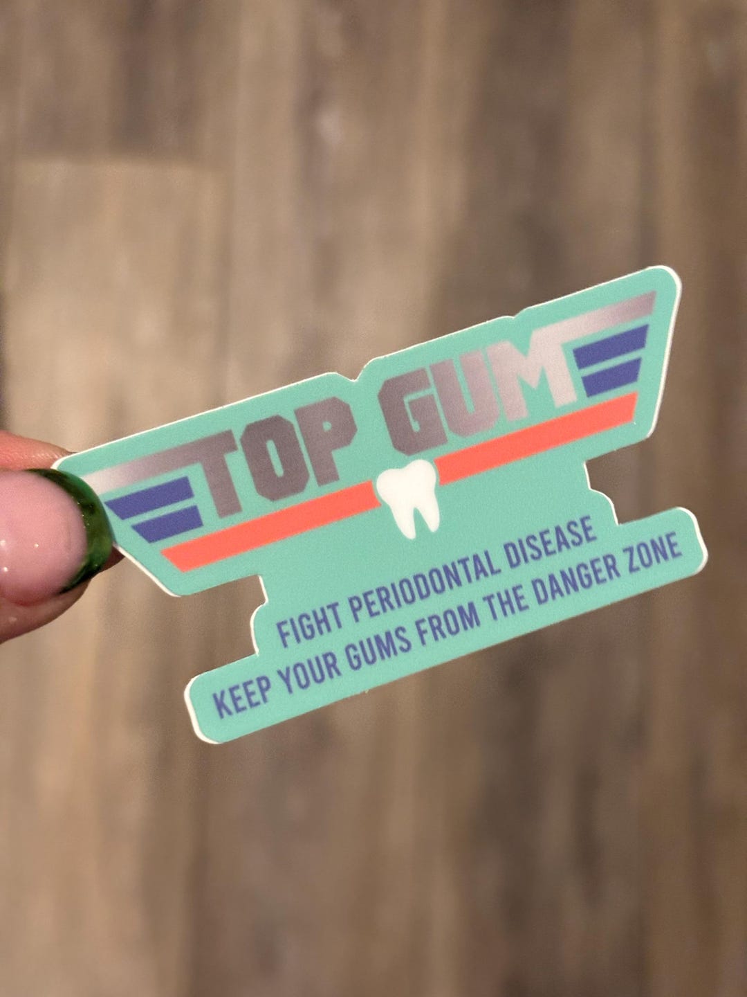 Top Gum, Dental Stickers, Tooth Stickers, Dental Hygiene Stickers ...