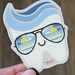 Blue Tooth Sticker, Dental Stickers, Tooth Stickers, Dental Stickers ...