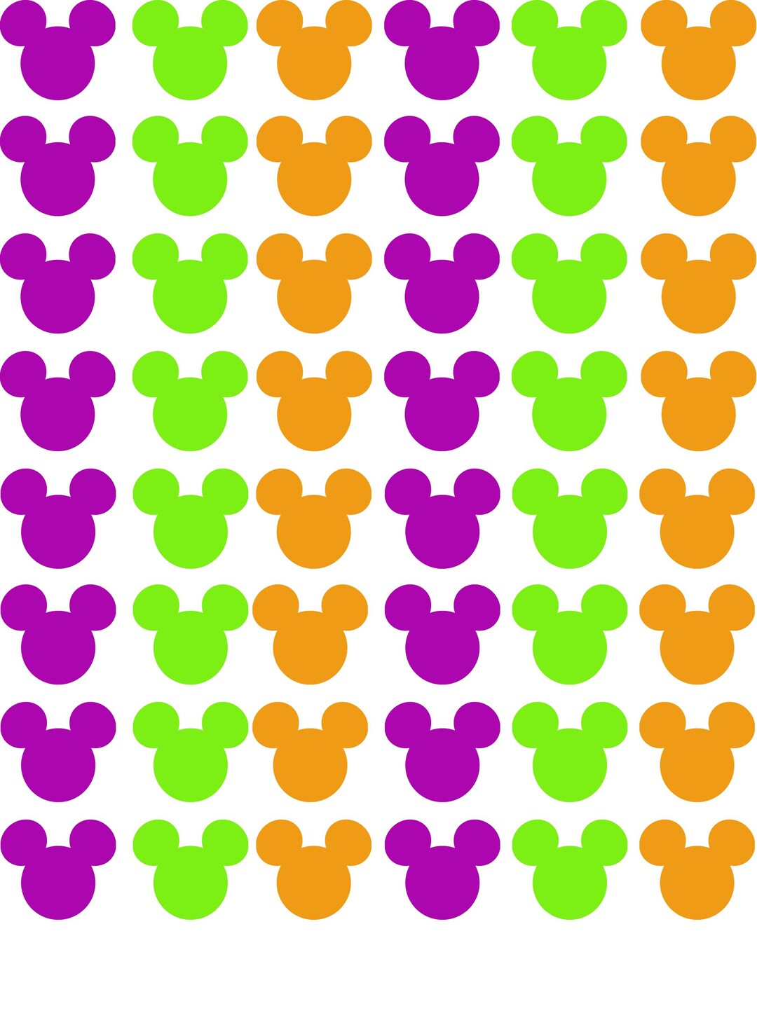 Halloween Mickey Heads Digital Download | JPG & PNG - Etsy