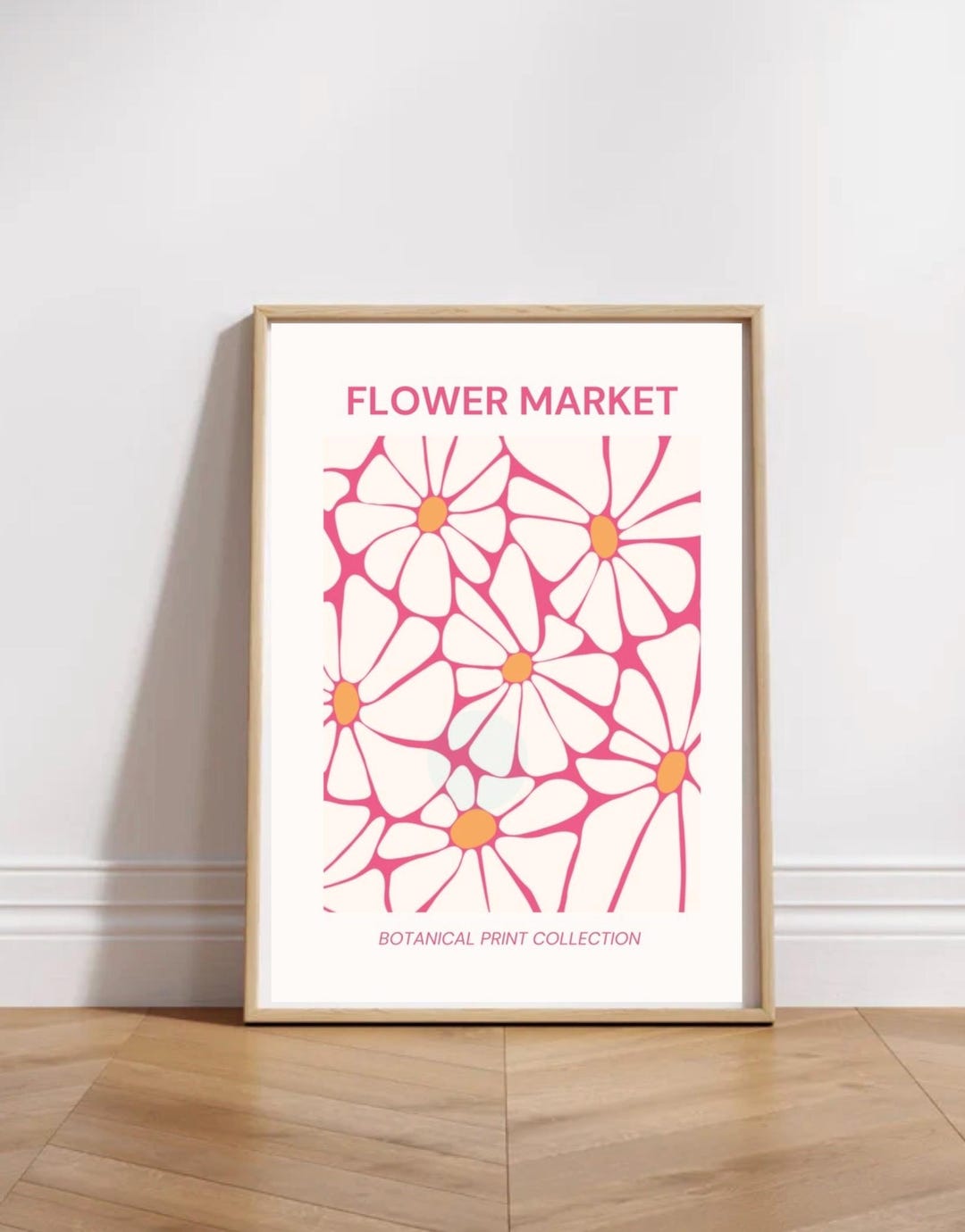 Flower Market Printable Art Poster - Etsy