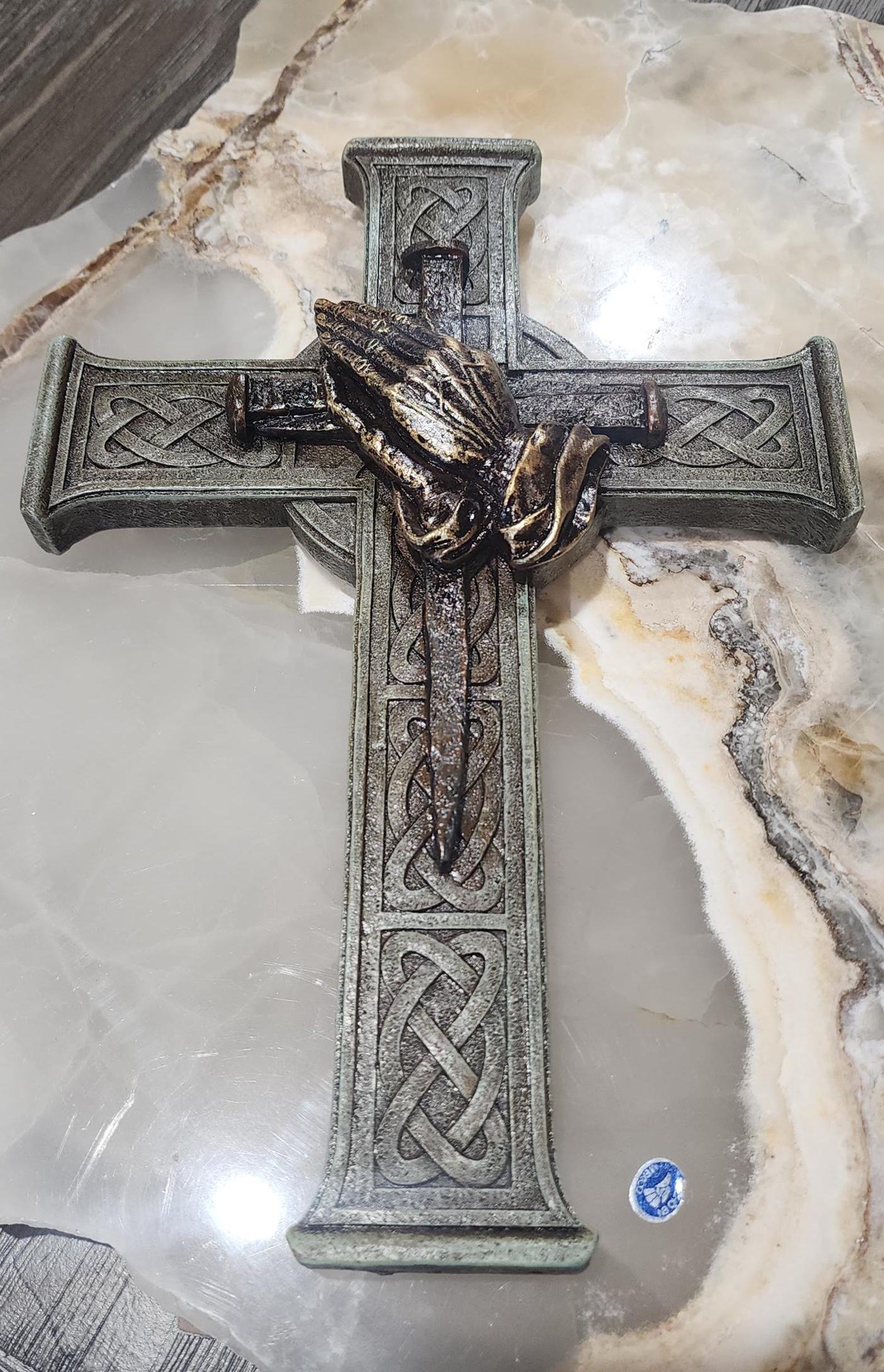 Wall Cross, Cross, Crucifix Wall, Cross Wall Decor, Anniversary Girt, Christian Gift, Metal ...