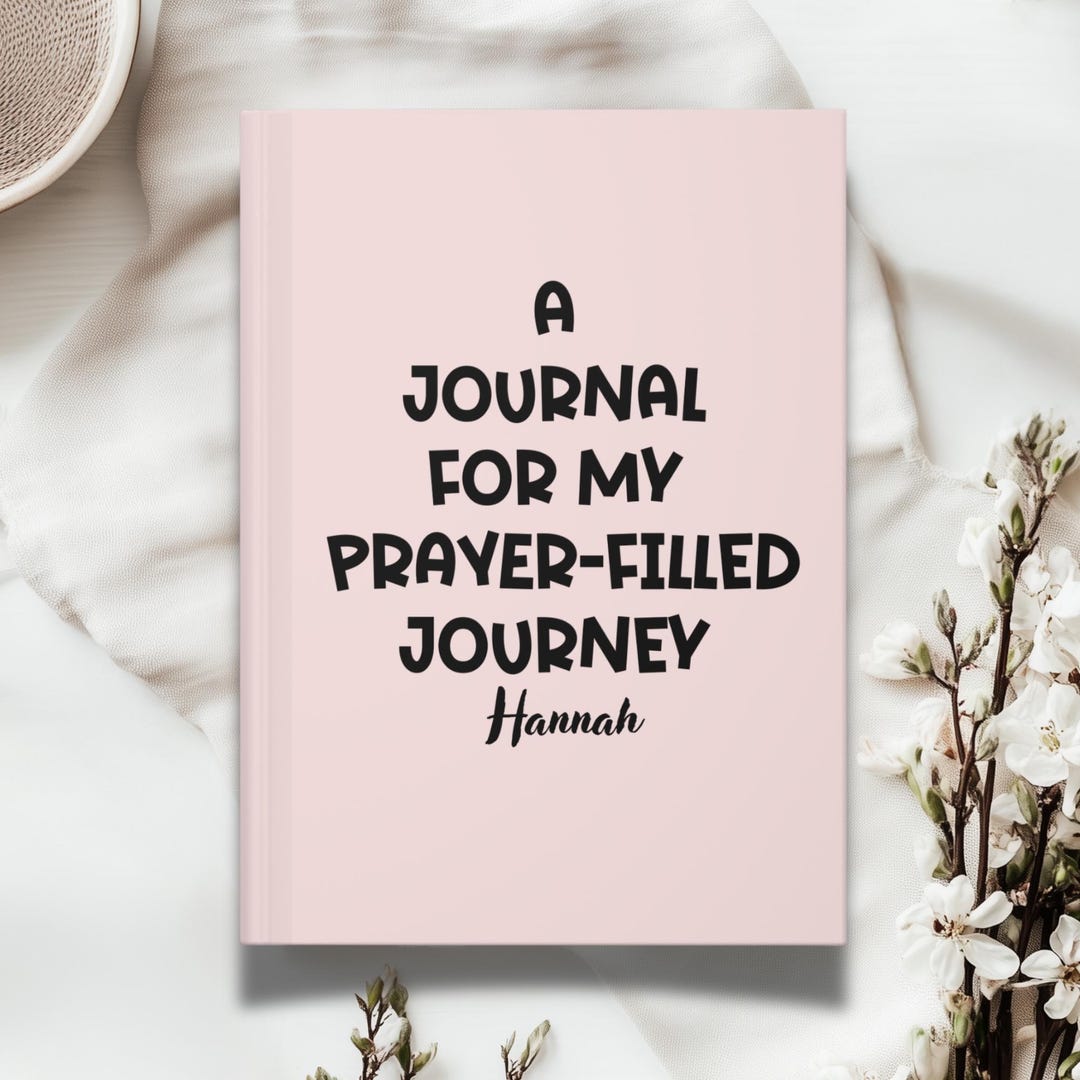 A Journal for My Prayer Filled Journey, Girls Devotional Notebook ...