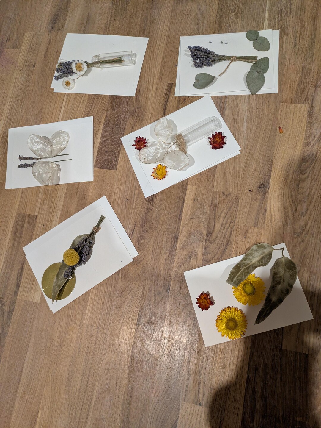 Dried Flow Cards - Etsy