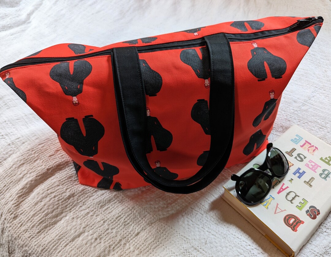 David Bowie Tribute Red Weekender Bag by Sbmathieu - Etsy