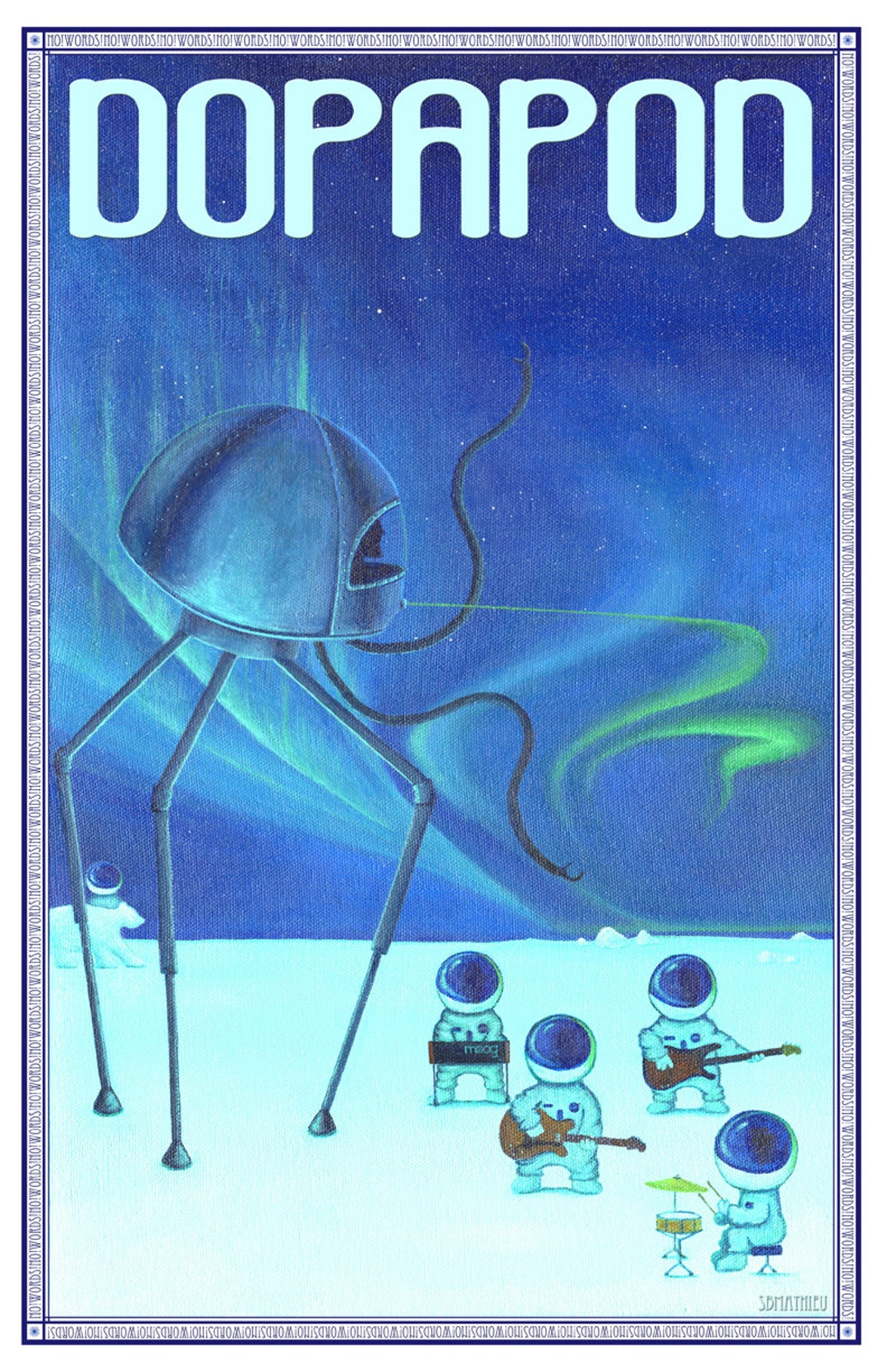 Dopapod Nerds 11 X 17 Poster by Sbmathieu - Etsy