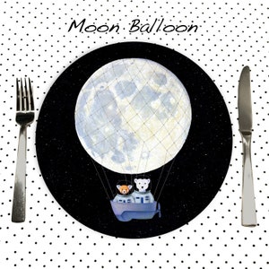 Moon Plate Series 10 Inch Bpa-free Melamine Plate by Sbmathieu - Etsy