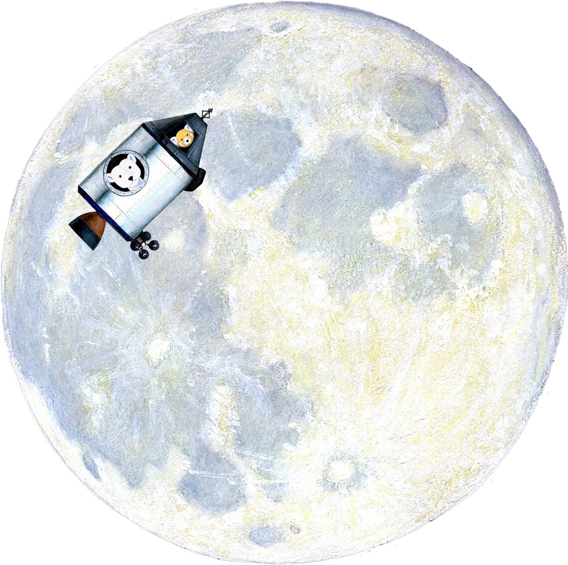 Moon Plate Series 10 Inch Bpa-free Melamine Plate by Sbmathieu | Etsy