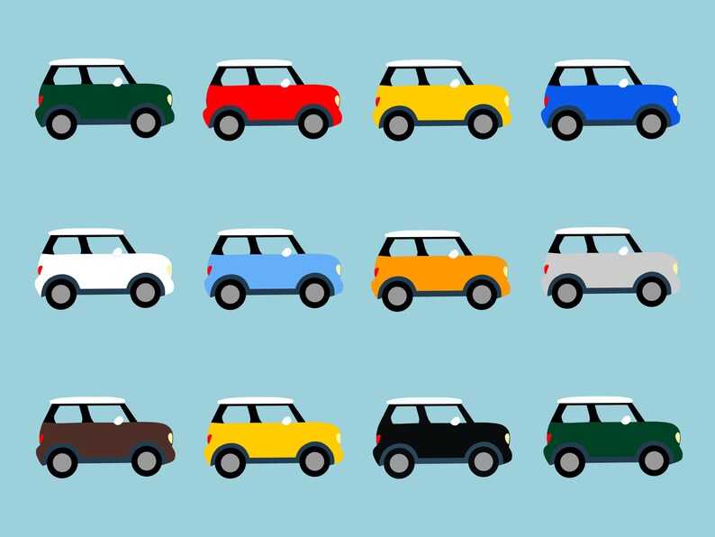 Mini Cooper 11 X 17 Inch Poster by Sbmathieu - Etsy