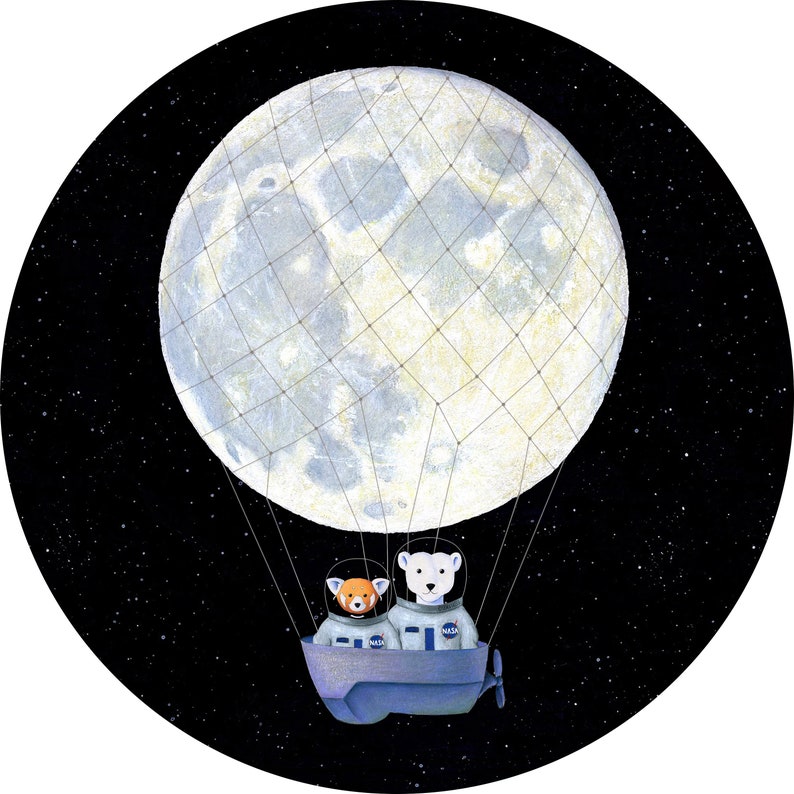 Moon Plate Series 10 Inch Bpa-free Melamine Plate by Sbmathieu - Etsy