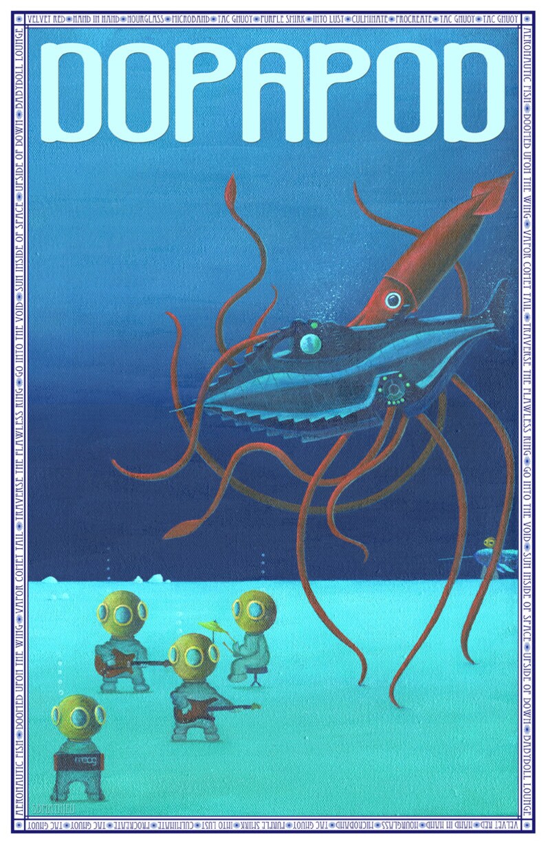 Dopapod Upside of Down 11 X 17 Poster by Sbmathieu - Etsy