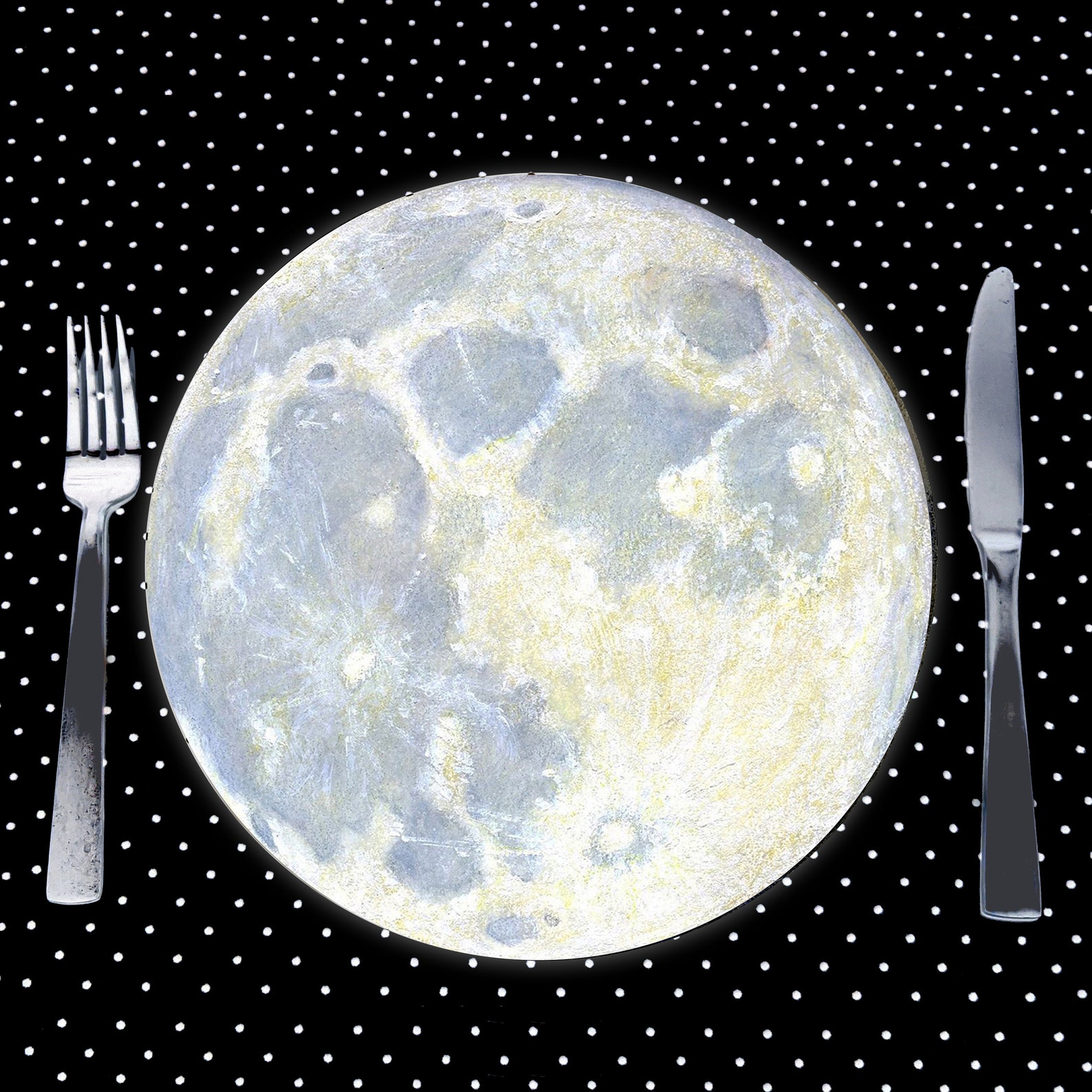 Moon Plate Series 10 Inch Bpa-free Melamine Plate by Sbmathieu - Etsy