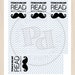 MUSTACHE Printable Bookmark Instant Download - Etsy