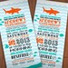 SHARK HAPPY BIRTHDAY Banner in Orange and Aqua- Instant Printable ...