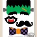 PHOTO BOOTH PROPS for Halloween- Instant Printable Download - Etsy
