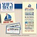 NAUTICAL Printable Paper Pack in Navy Blue and Red Instant - Etsy