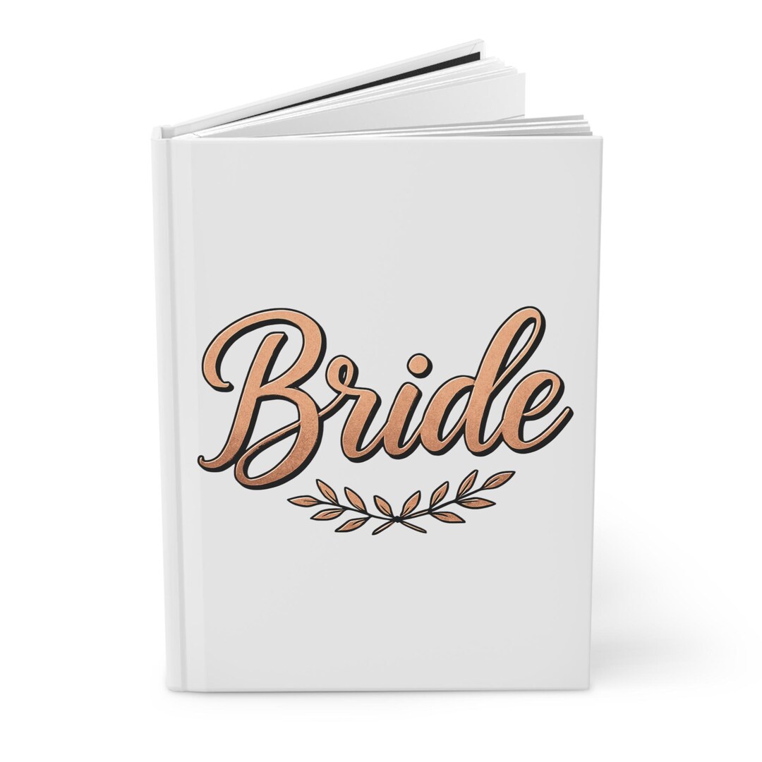 Elegant Bride Hardcover Journal, Wedding Planning Notebook, Bridal Gift ...