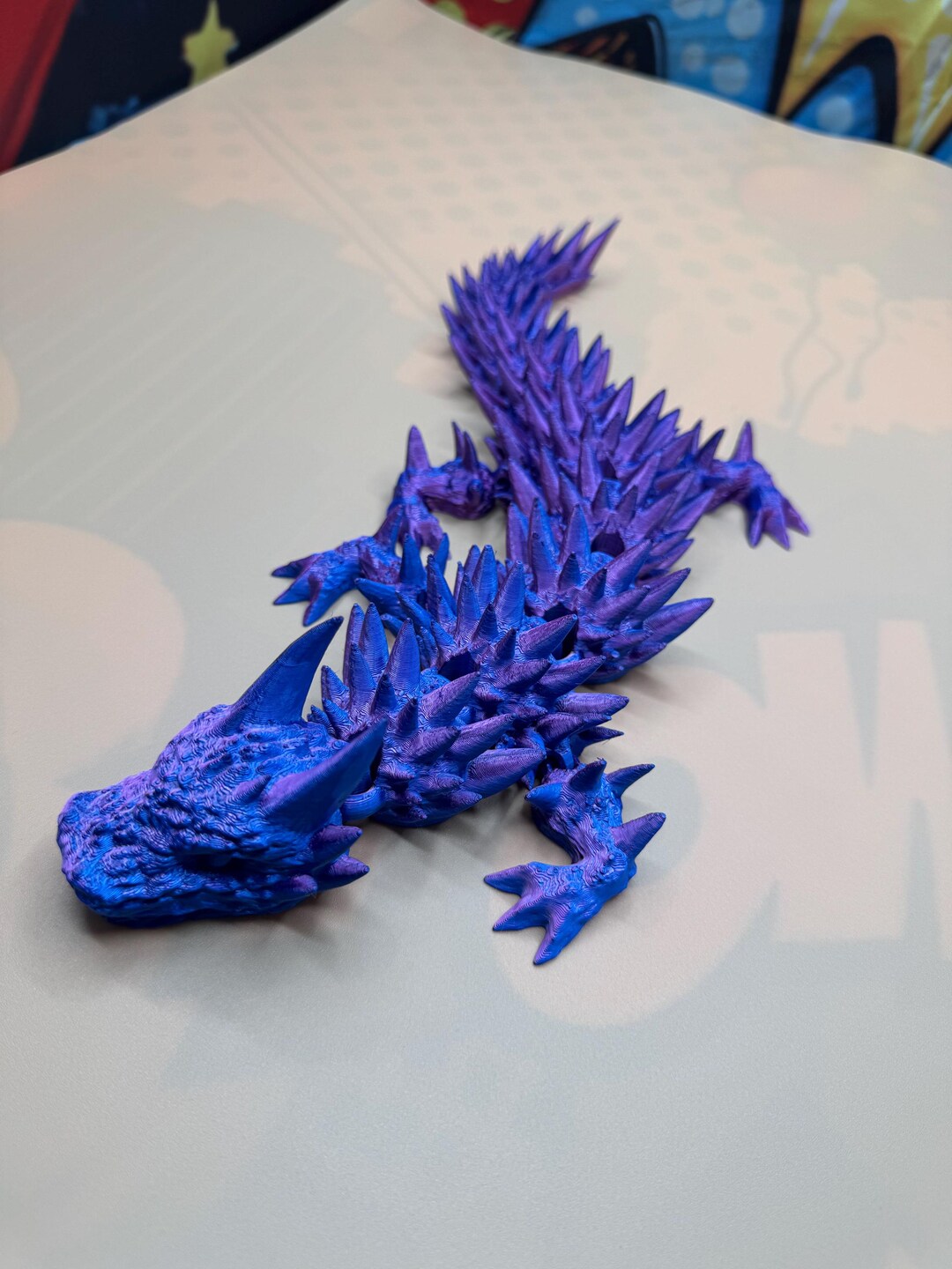 Articulated Bone Spike Dragon – 3D Printed Fidget Toy - Etsy