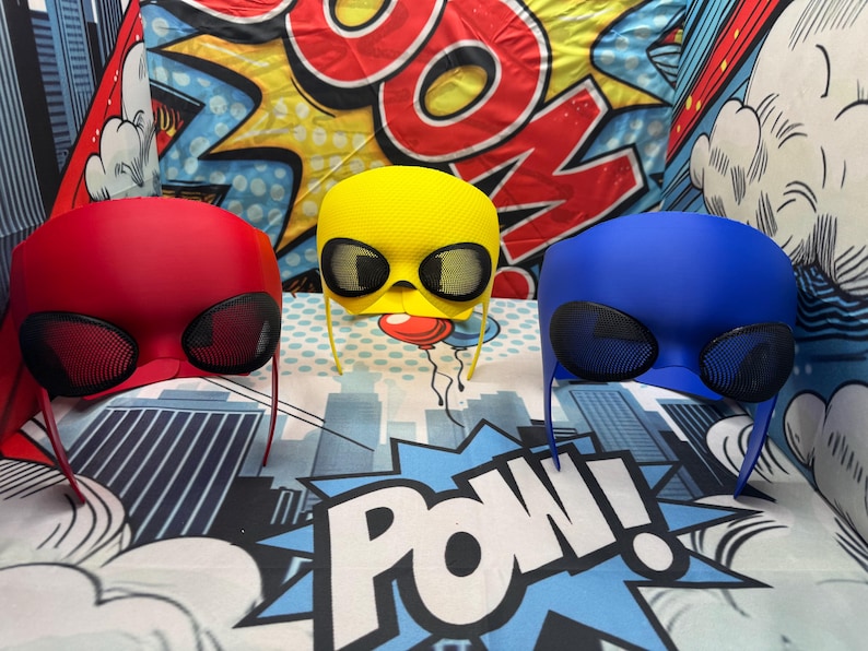 Invincible Inspired Mark Grayson Costume Helmet/mask – 3d Printed ...