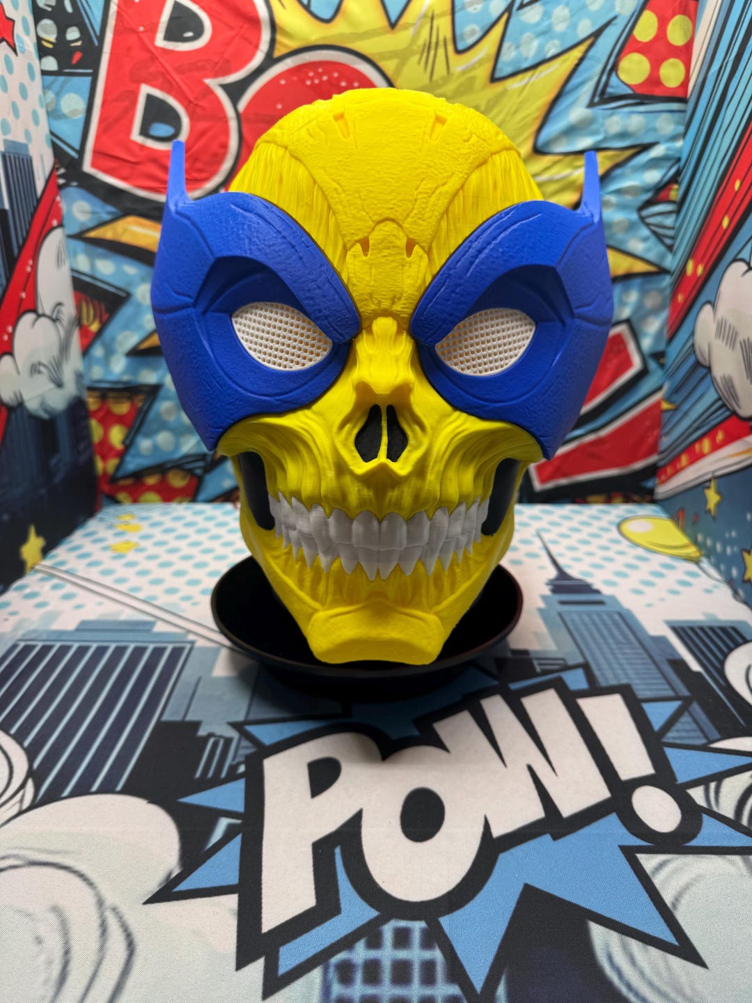 Marvel X-men Inspired Wolverine Skull Cosplay Mask – in Traditional ...