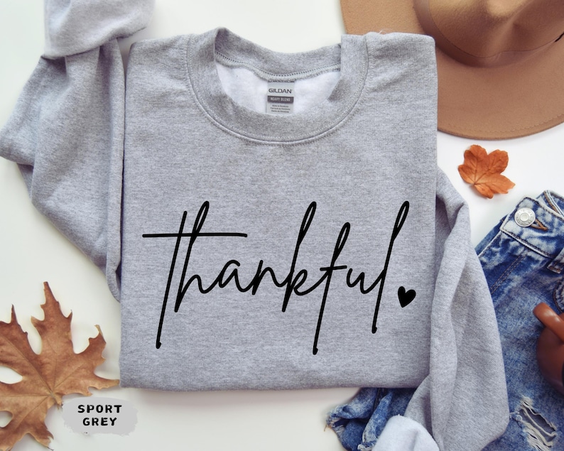 Thankful Sweatshirt, Hello Thanksgiving Hoodie, Women Thankful Sweater ...