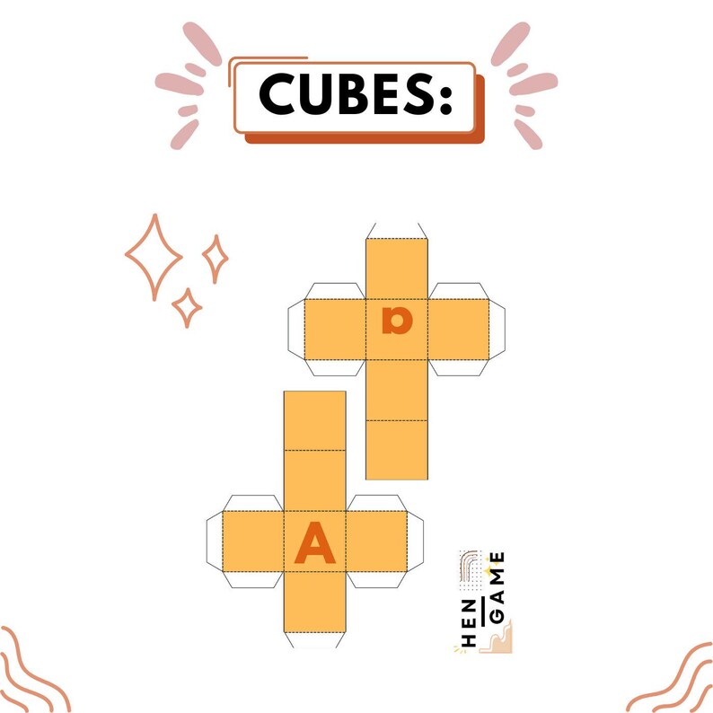 Alphabet Learning Cube Game for Kids, Fun Printable 3D Activity ...