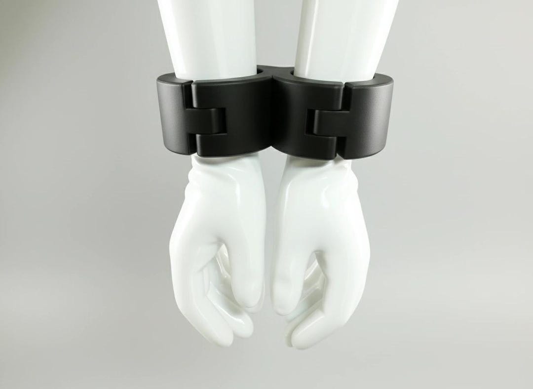 Rigid Plastic Bondage Handcuffs – Quick-locking BDSM Restraints ...