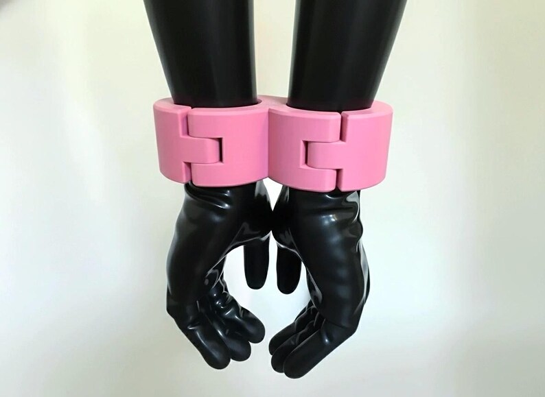 Rigid Plastic Bondage Handcuffs – Quick-locking BDSM Restraints ...