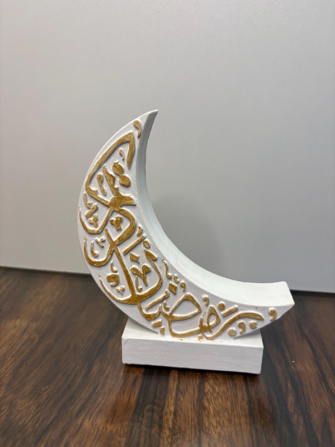 Ramadan Crescent Moon Decor,ramadan Gift, Islamic Home Decor, Modern ...