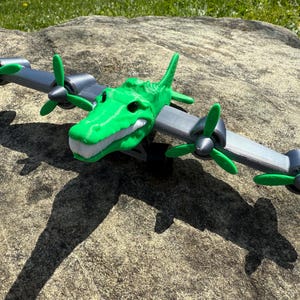 Bombardino Cocodrilo Bomber Plane Toy 3D Printed Viral Figure Funny ...
