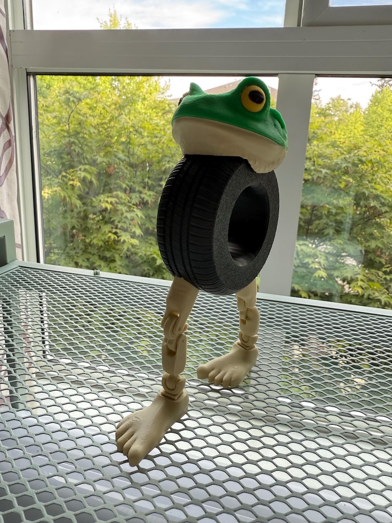 Boneca Ambalabu 3D Printed Meme Figurine Frog Tire Lady Toy Surreal ...