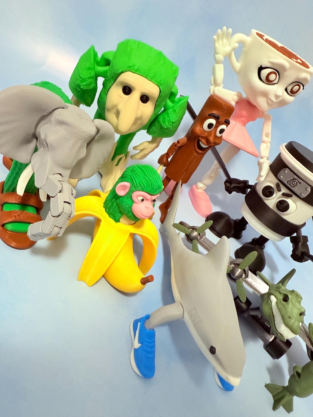 Italian Brainrot Meme Toys 3D Printed Viral Meme Figure Tiktok Trend Collectible Funny Gift for ...