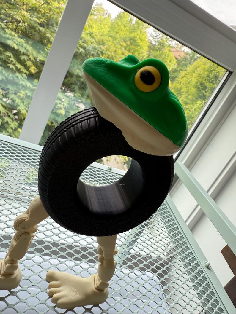 Boneca Ambalabu 3D Printed Meme Figurine Frog Tire Lady Toy Surreal ...