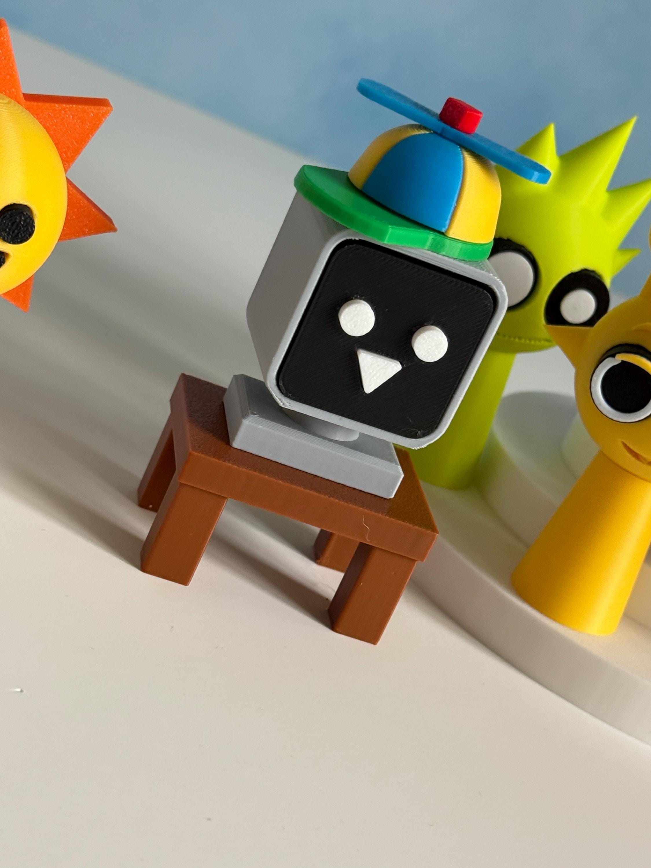 Sprunki 3D Printed Figures: Incredibox Gamer Gifts for Party Favor Cake ...