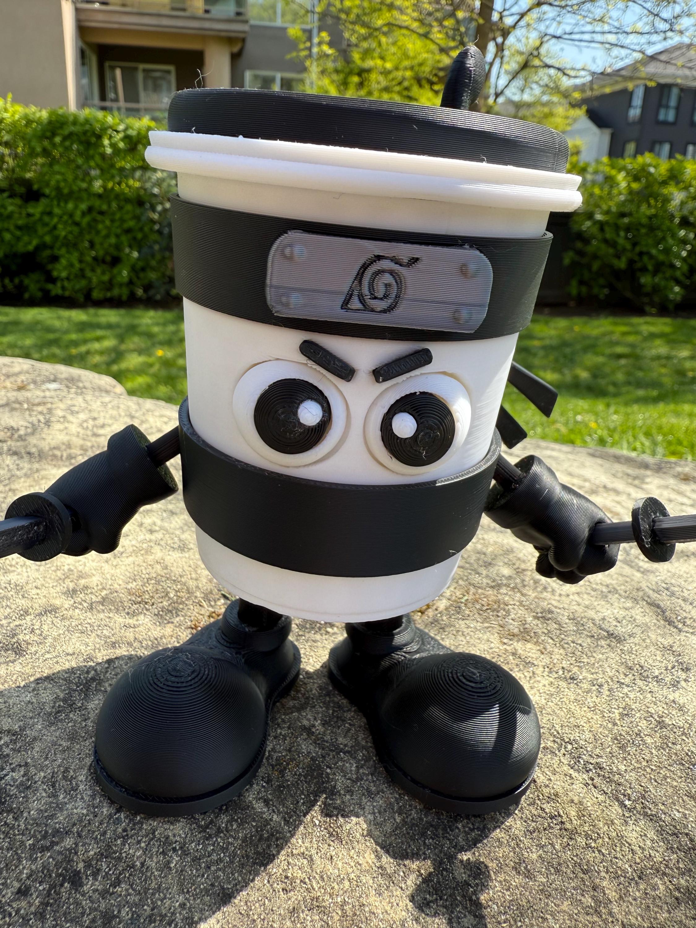 Cappuccino Assassino 3D Printed Figure Brainrot Italian Memes Desk Toy ...