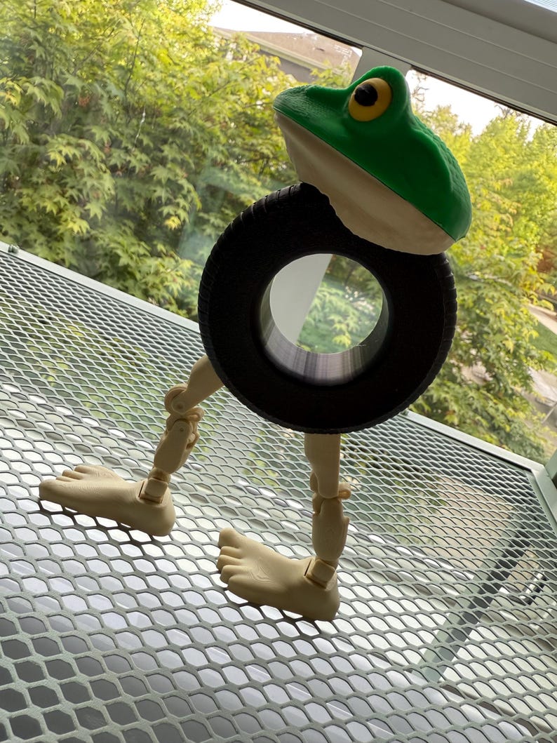 Boneca Ambalabu 3D Printed Meme Figurine Frog Tire Lady Toy Surreal ...