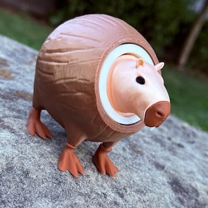 Burbaloni Luliloli – 3D Printed Capybara Coconut Meme Figurine Viral ...