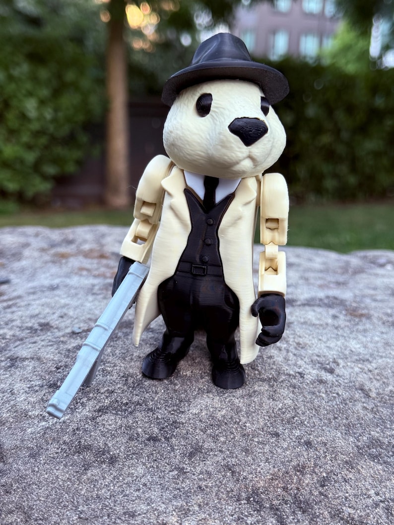 Bobrito Bandito – 3D Printed Meme Figure Brainrot Gangster Doggo Meme ...