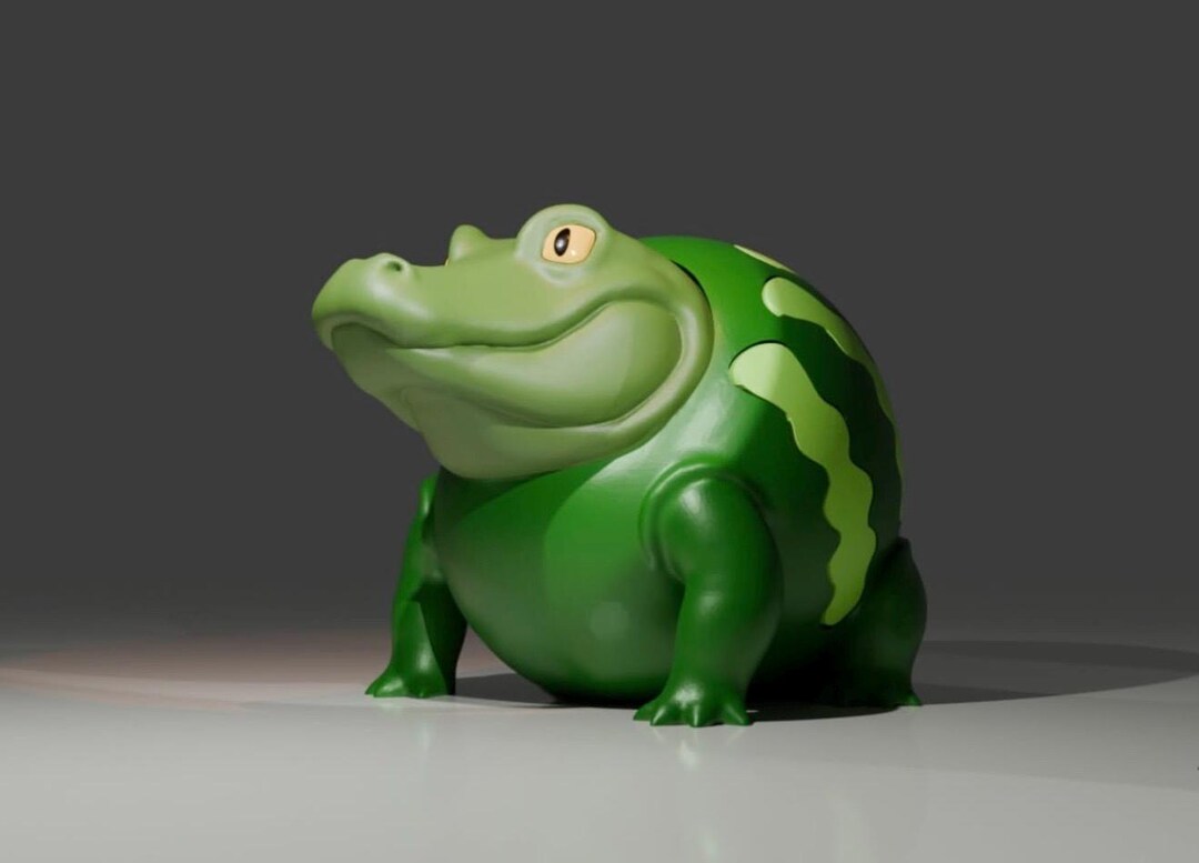 Glorbo Frutto Drillo Meme Figure Funny 3D Printed Italian Brainrot ...