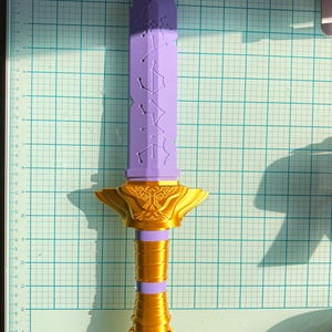 Huntrix Demon Hunters Mira Spear Gokdo Polearm – 3D Printed Purple ...