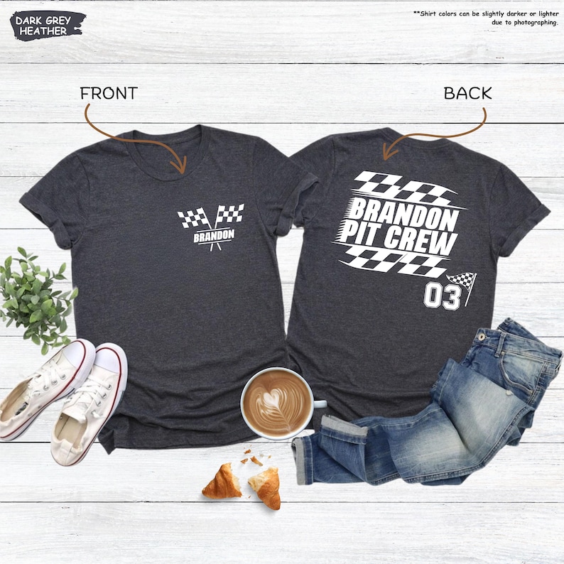 Custom Racing Shirt, Personalized Pit Crew Shirt, Motocross Pit Crew ...