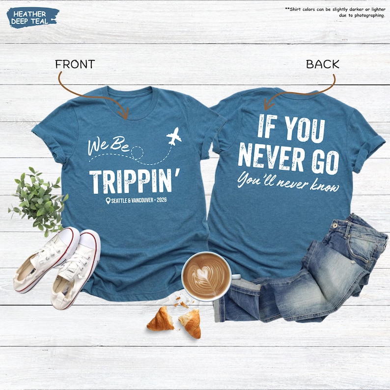 We Be Trippin Shirt, Custom Location Shirt, Travel Shirt, Family ...