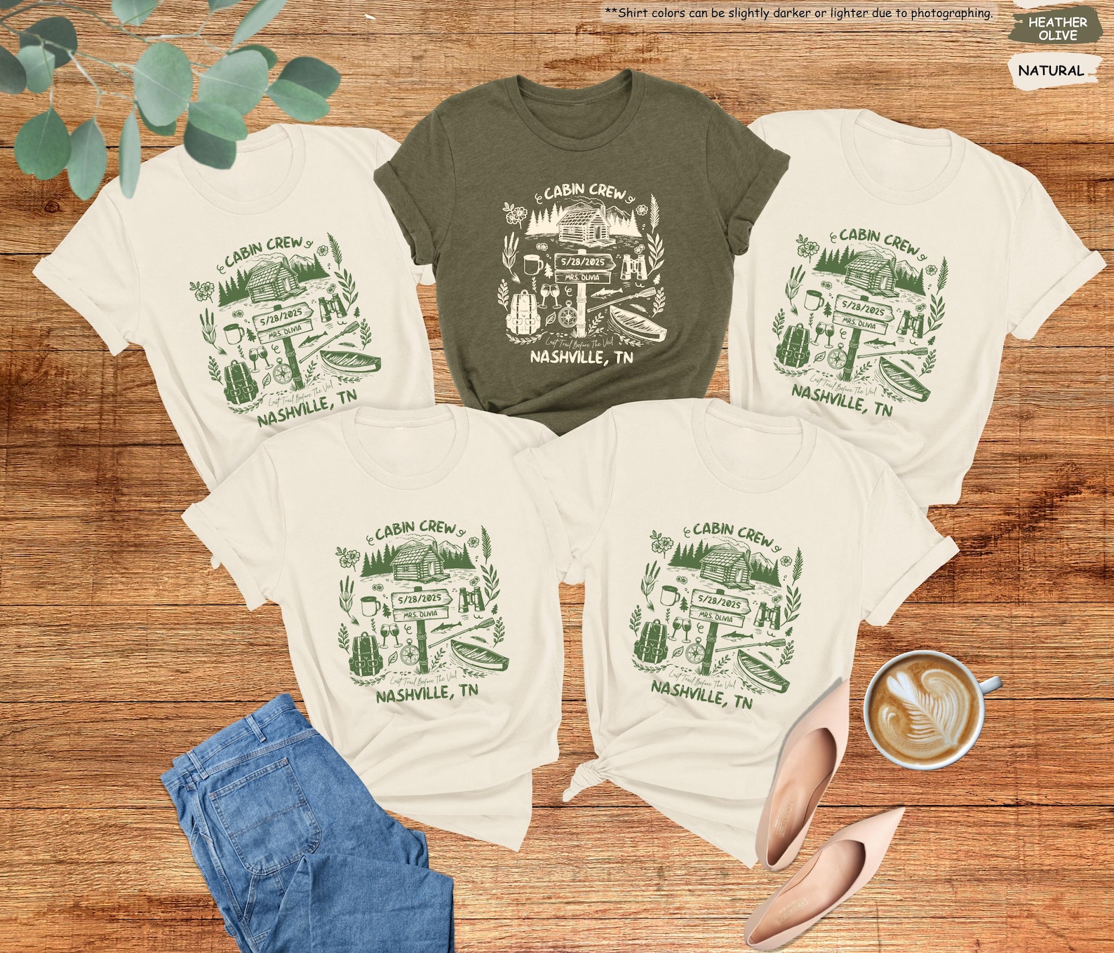 Custom Cabin Crew Shirt, Matching Cabin Trip Shirts, Personalized Cabin ...