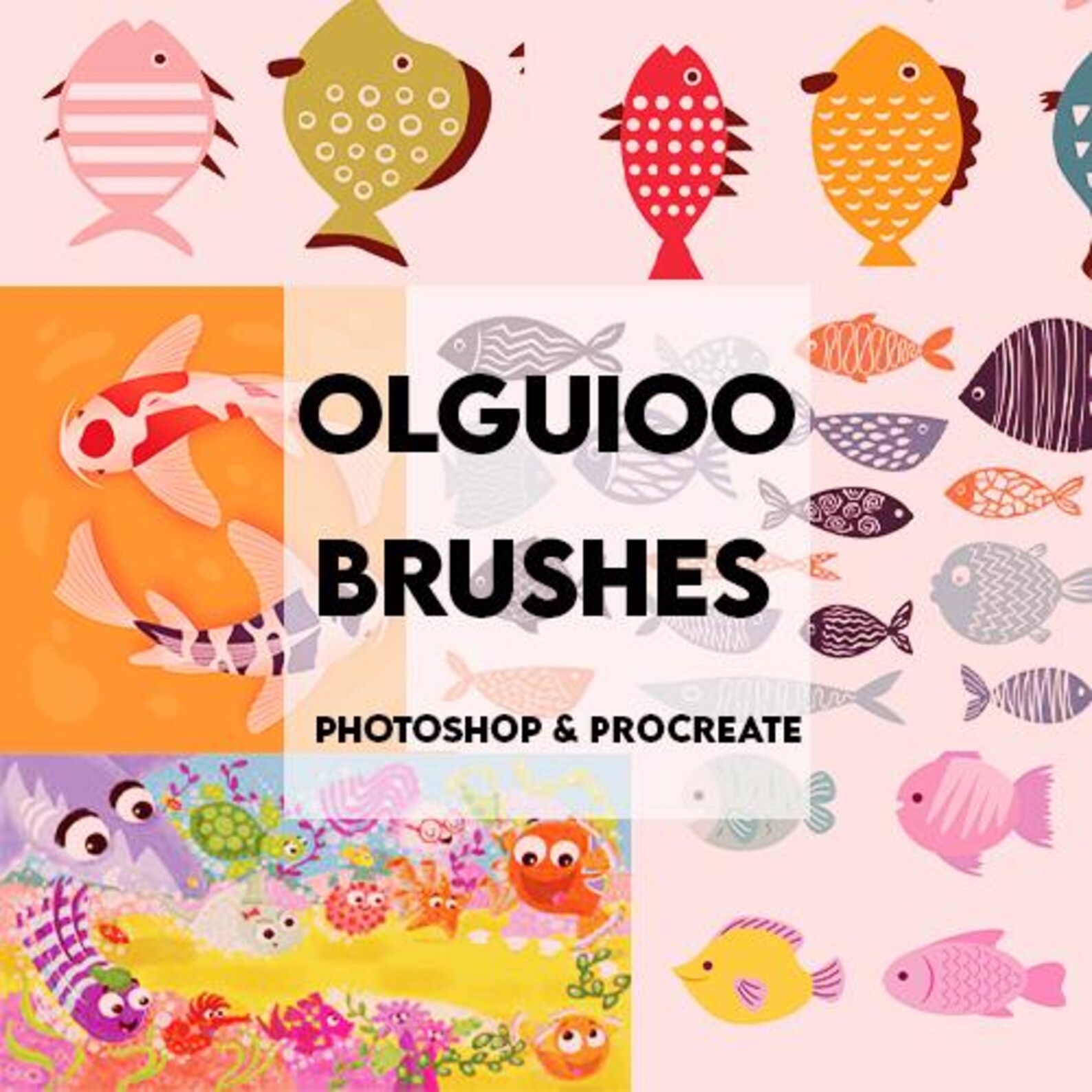 Olguioo Brushes for Procreate and Photoshop - Etsy