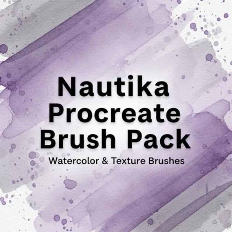Nautika Procreate Brush Pack | Watercolor Brushes for Procreate ...